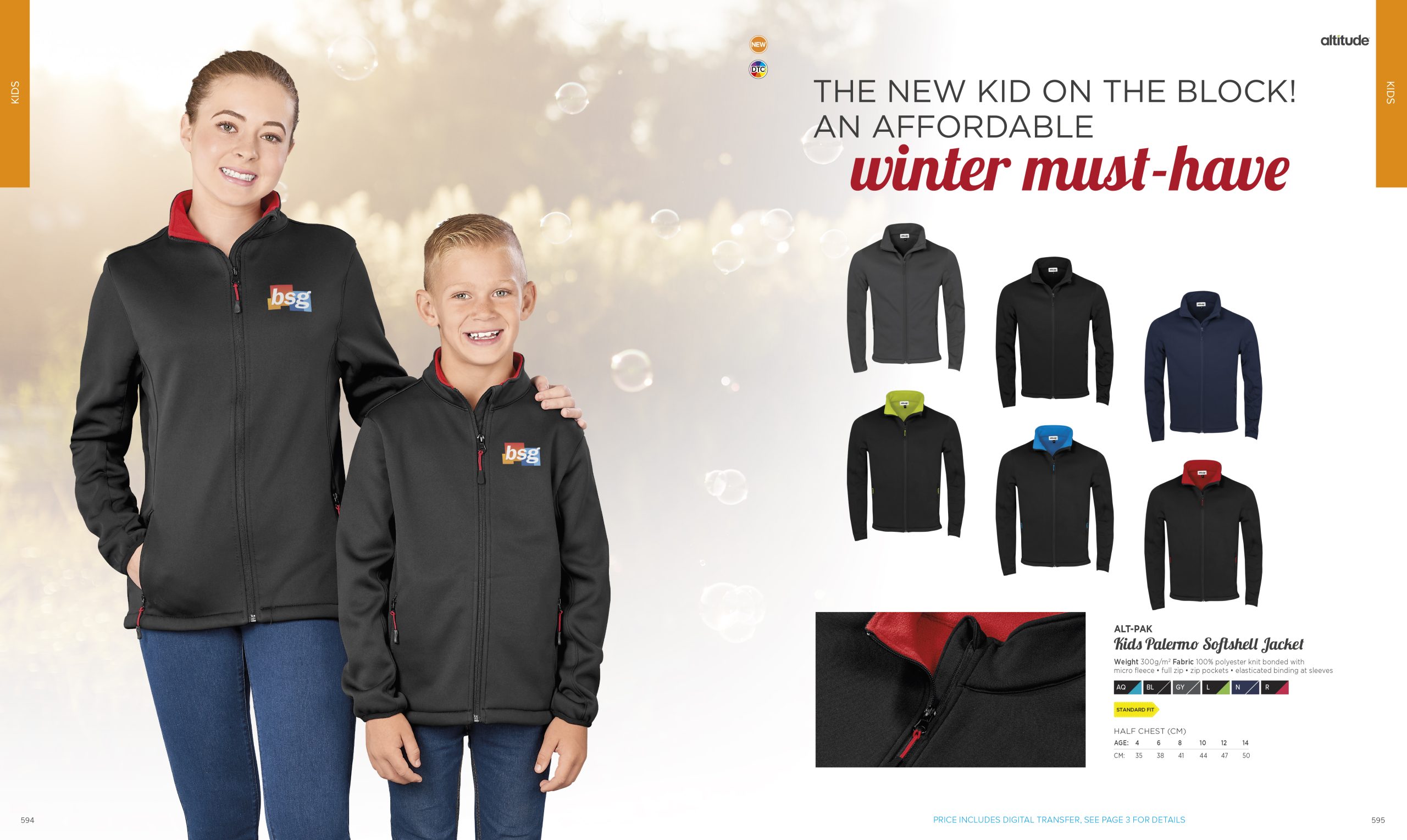 Kids Palermo Softshell Jacket - Branding & Beyond
