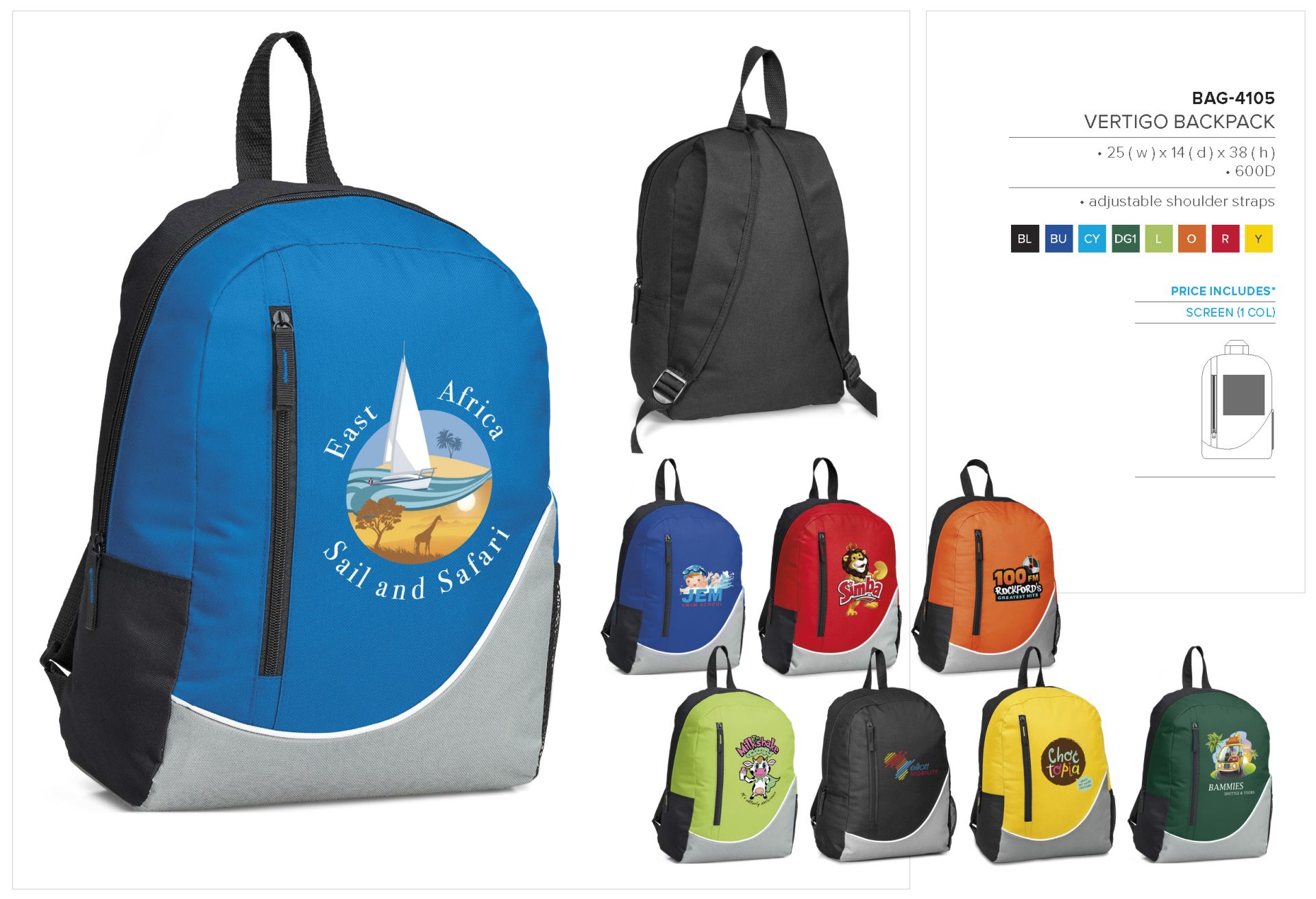 Vertigo Backpack - Branding & Beyond