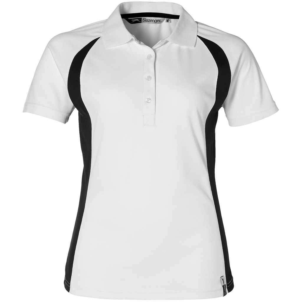 Ladies Apex Golf Shirt – White - Branding & Beyond
