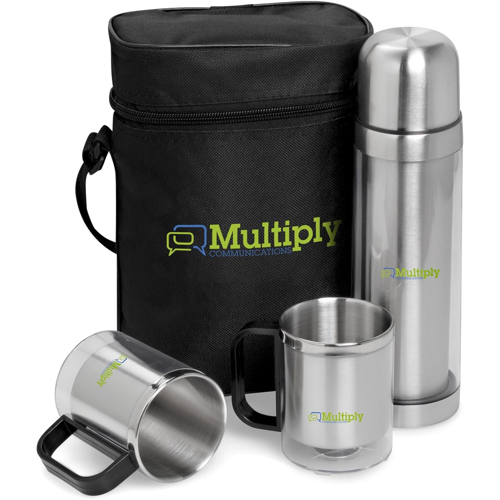 Admiral Stainless Steel Vacuum Flask & Mug Set – Branding & Beyond