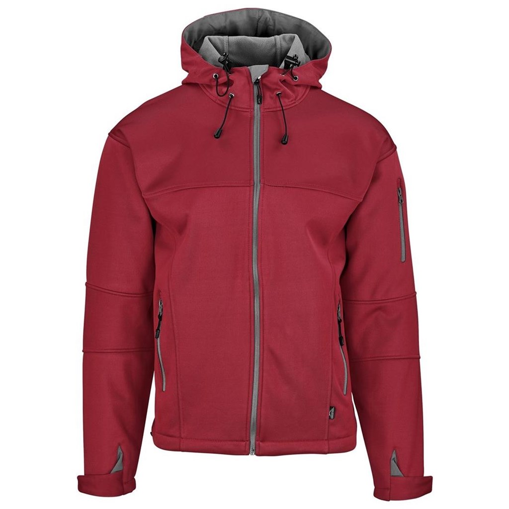 Mens Catalyst Softshell Jacket – Red - Branding & Beyond