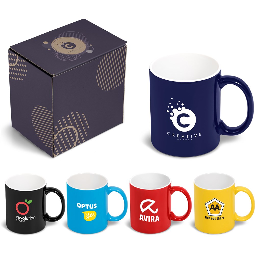 Omega Mug In Bianca Custom Gift Box - Branding & Beyond