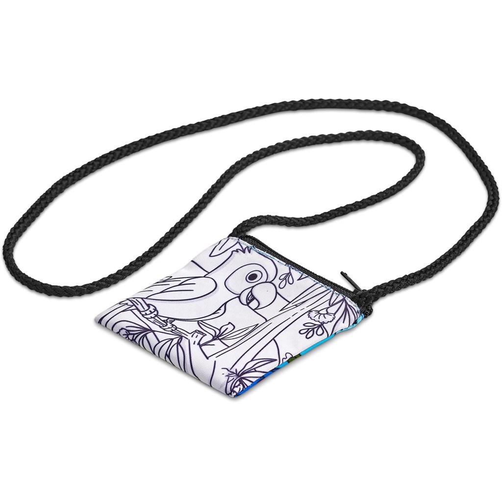 Pre-printed Sample Hoppla Sani Tuck Money Neck Pouch - Branding & Beyond